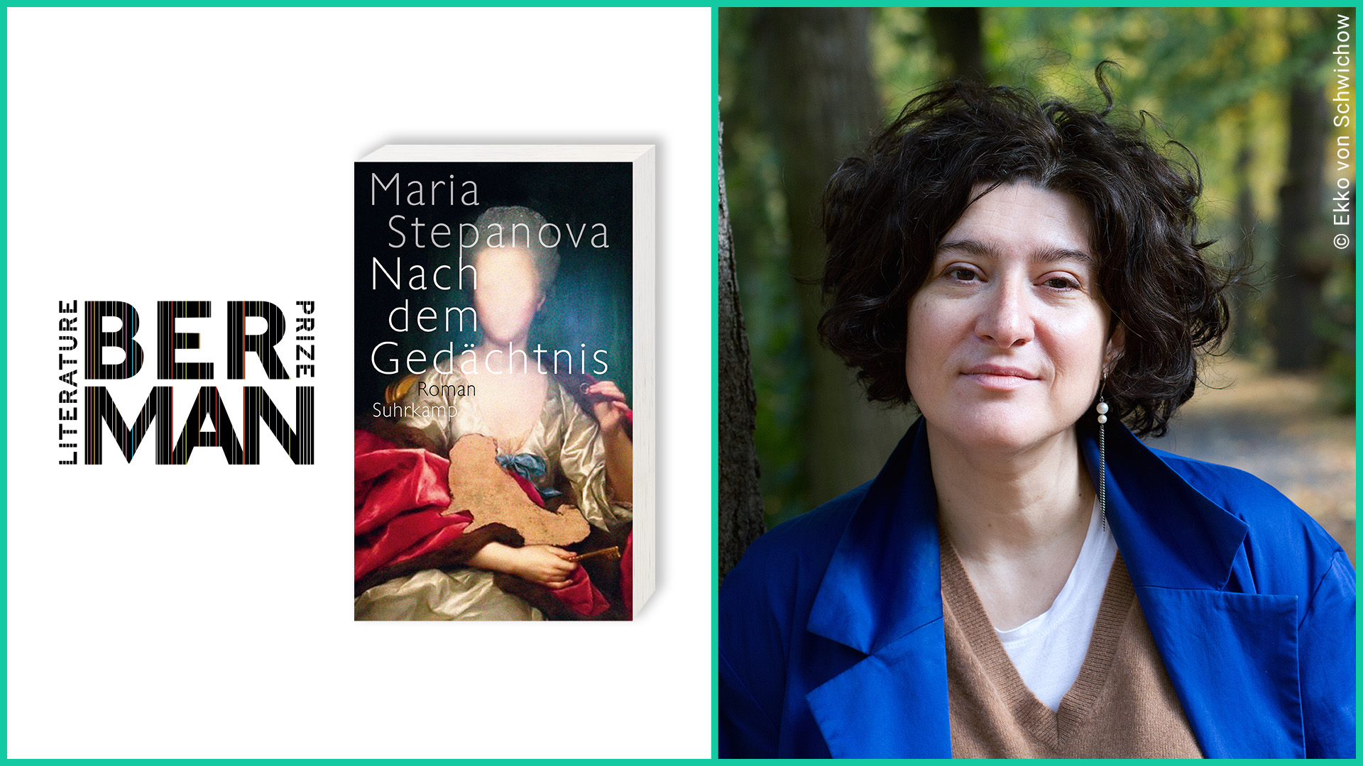 Maria Stepanova awarded Berman Literature Prize 2023 . News on suhrkamp.de
