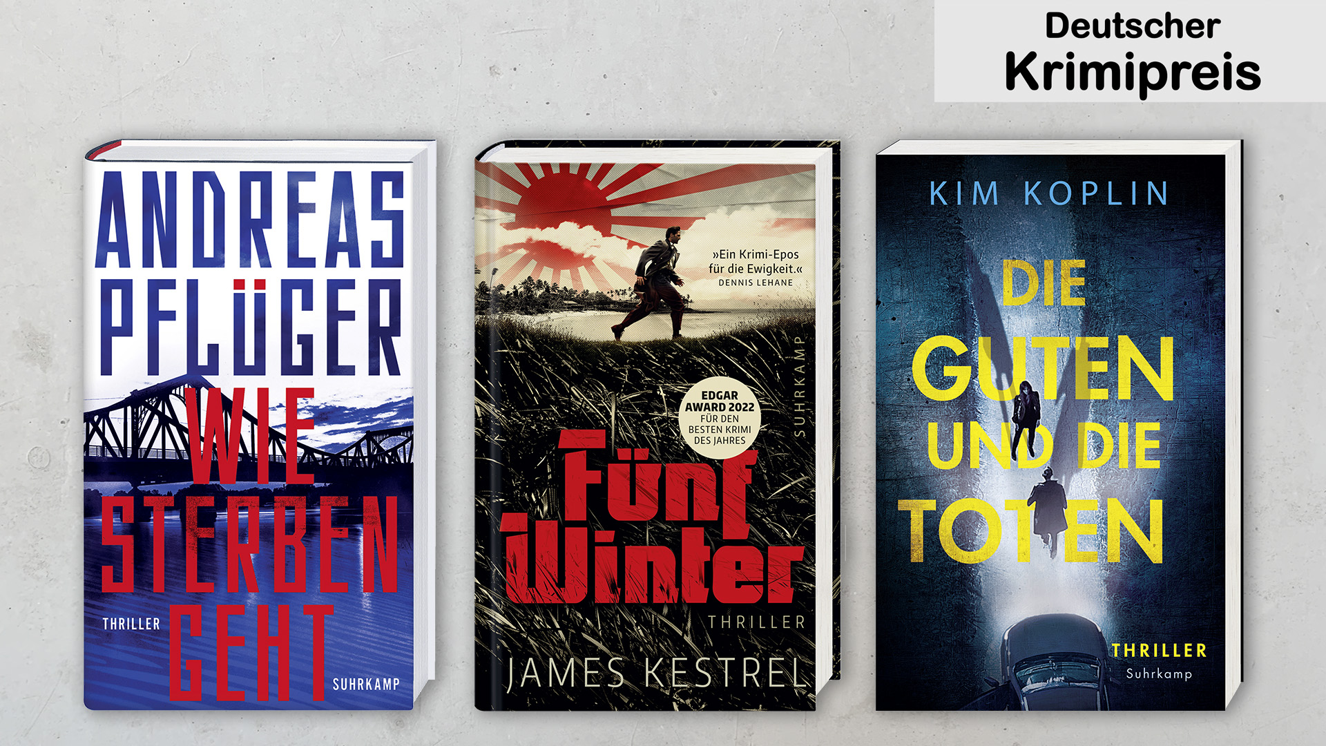 Andreas Pflüger, Kim Koplin und James Kestrel erhalten den Deutschen ...