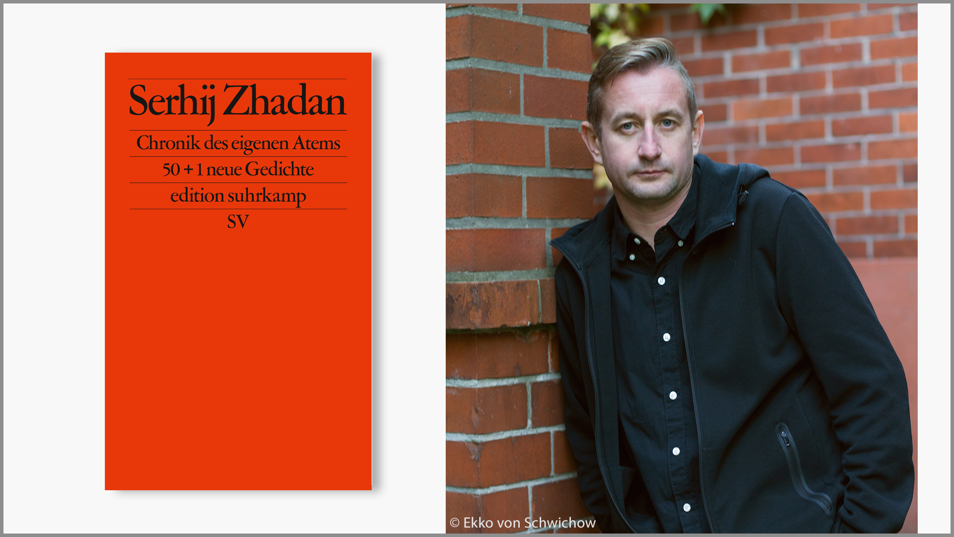 Serhiy Zhadan Celebrates His 50th Birthday. News on suhrkamp.de