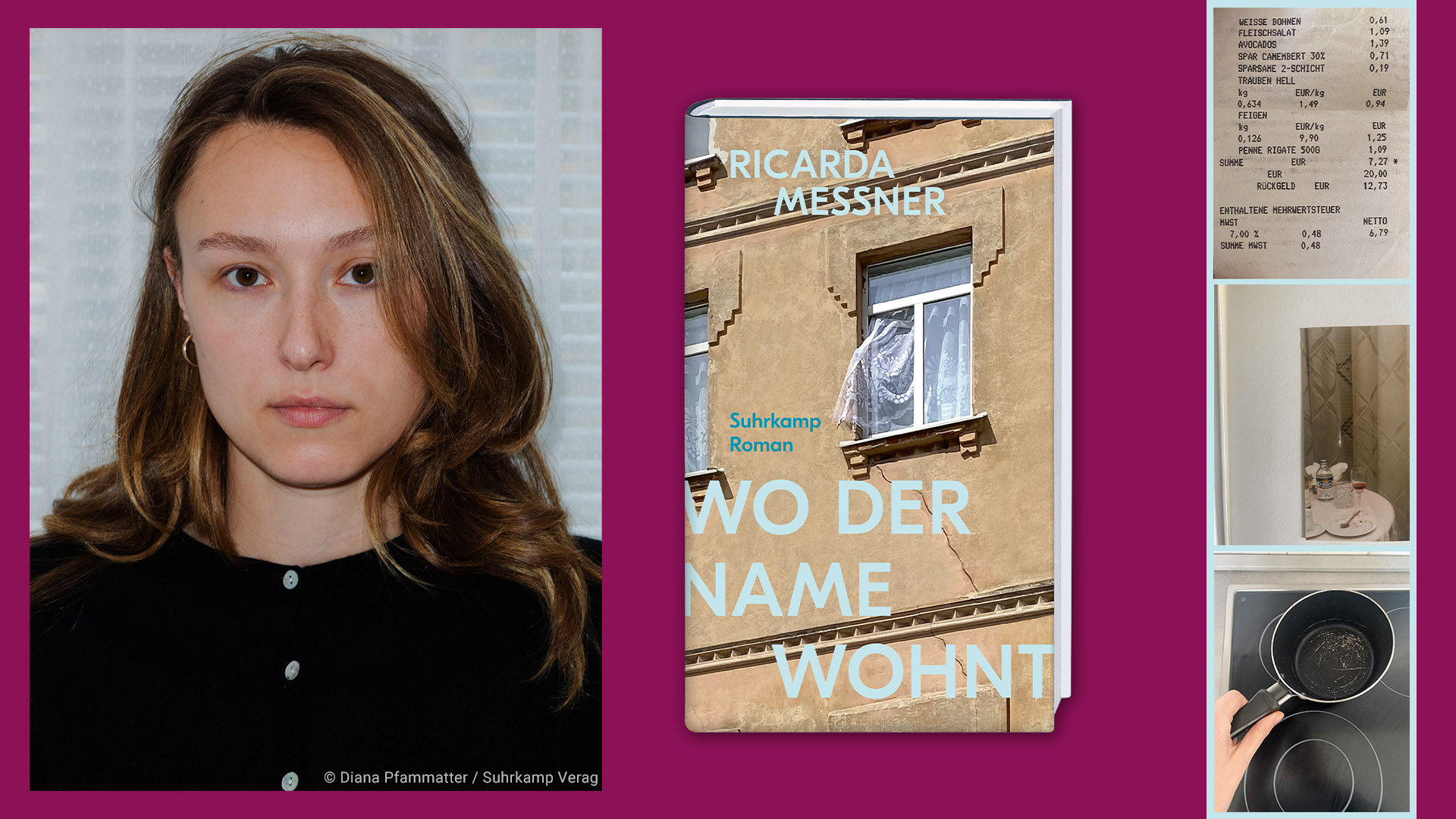 Ricarda Messner über Wo der Name wohnt. Hintergrund auf suhrkamp.de