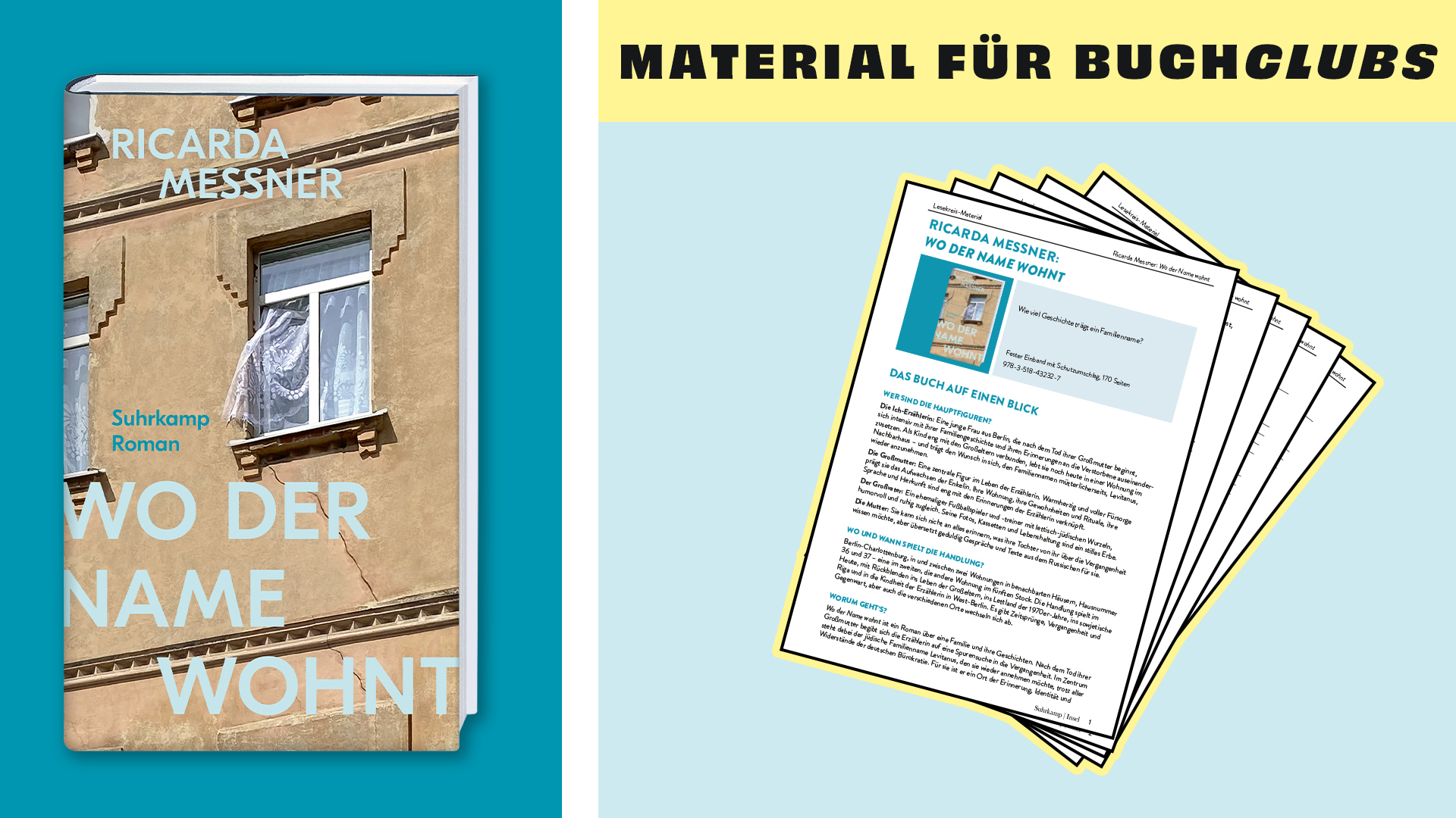 Gemeinsam lesen & diskutieren: Wo der Name wohnt von Ricarda Messner ...