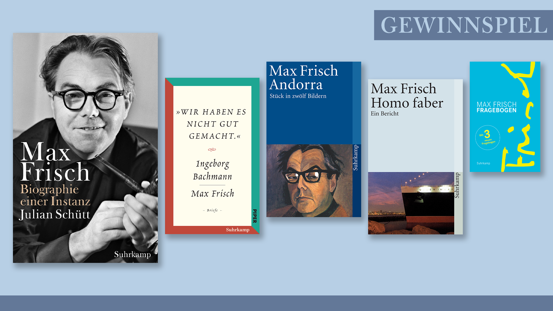 Max Frisch. Biographie einer Instanz: Gewinnspiel zum Buch. Gewinnspiel ...