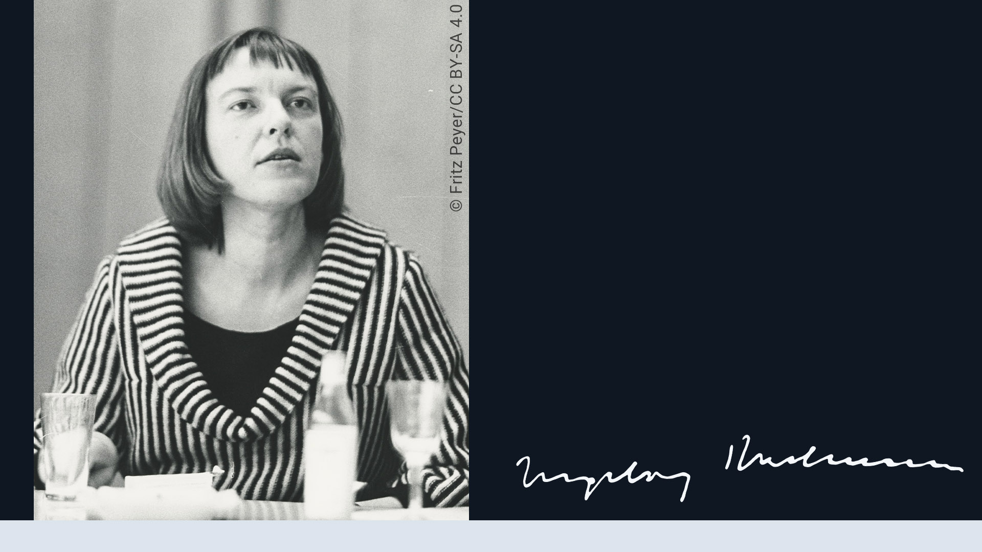 Ingeborg Bachmann: Bücher und Leben. Im Porträt auf suhrkamp.de