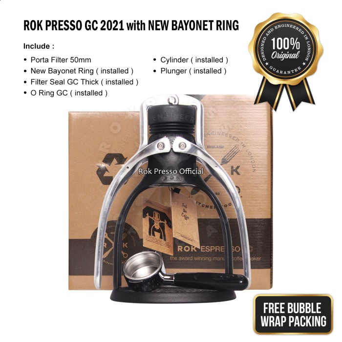 Jual Rok Presso Gc Manual Espresso Coffee Maker 100% Ori | Rokpresso ...