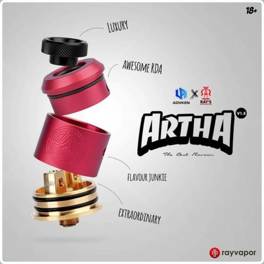 Jual Artha V1.5 Rda 24Mm By Advken X Ray Vapor 100% Authentic Kode 050 ...