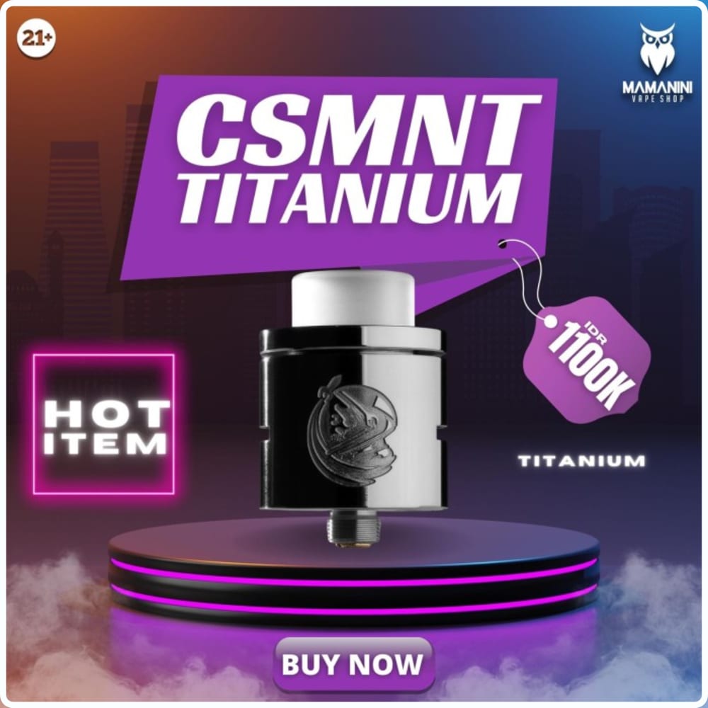 Jual Csmnt Titanium Rda Authentic By District F5Ve Kode 046 di Seller ...