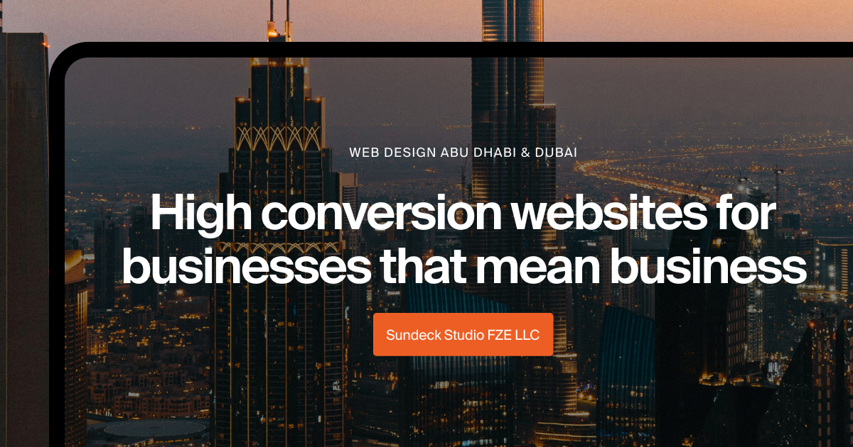 Leading Web development company in Dubai & Abu Dhabi offering ...