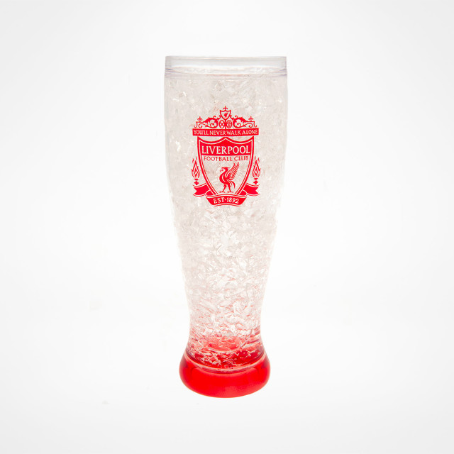 Köp Liverpool FC Ölglas Plastic Freezer hos Supporterprylar