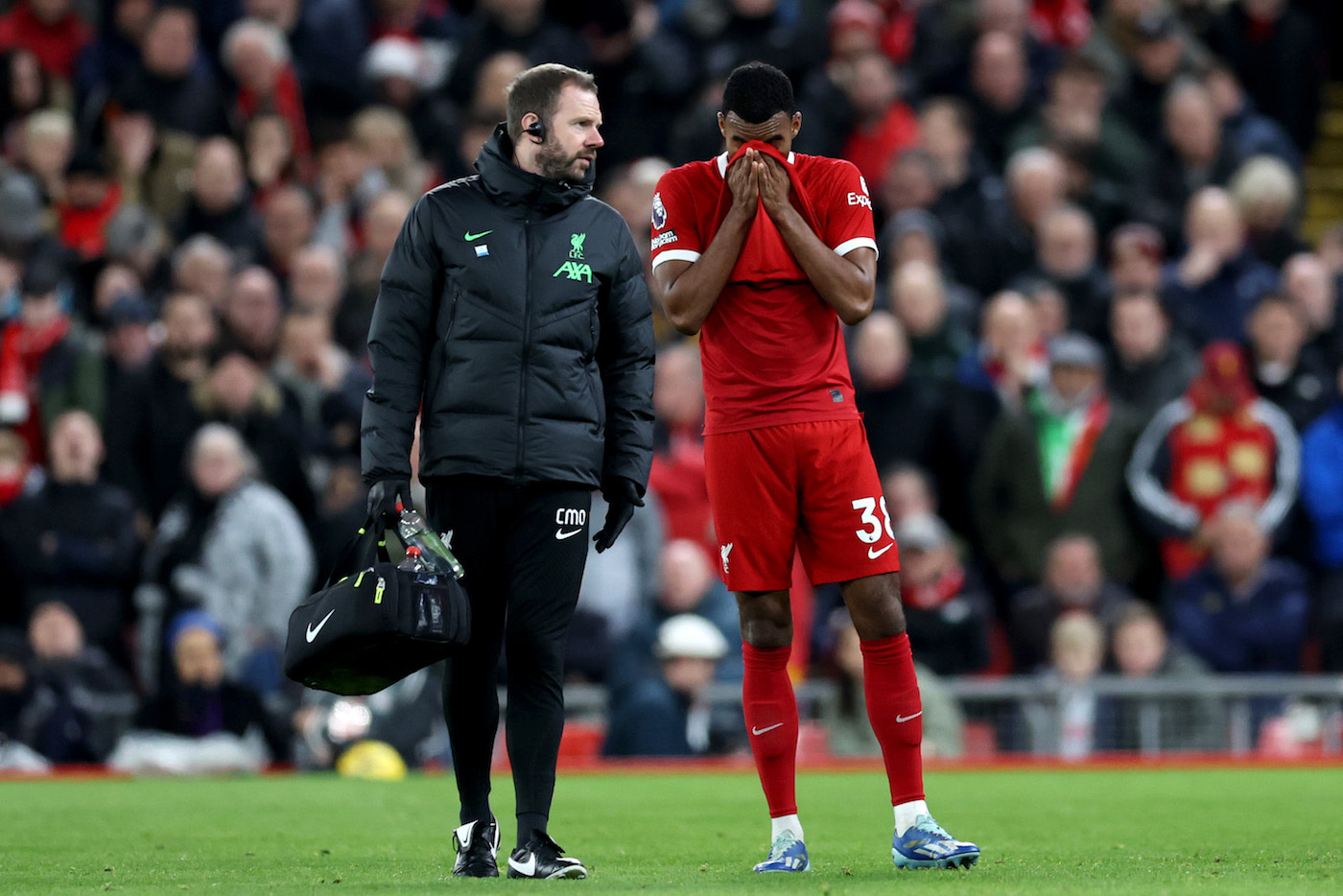 Liverpool - Hamstringsskada för Gravenberch