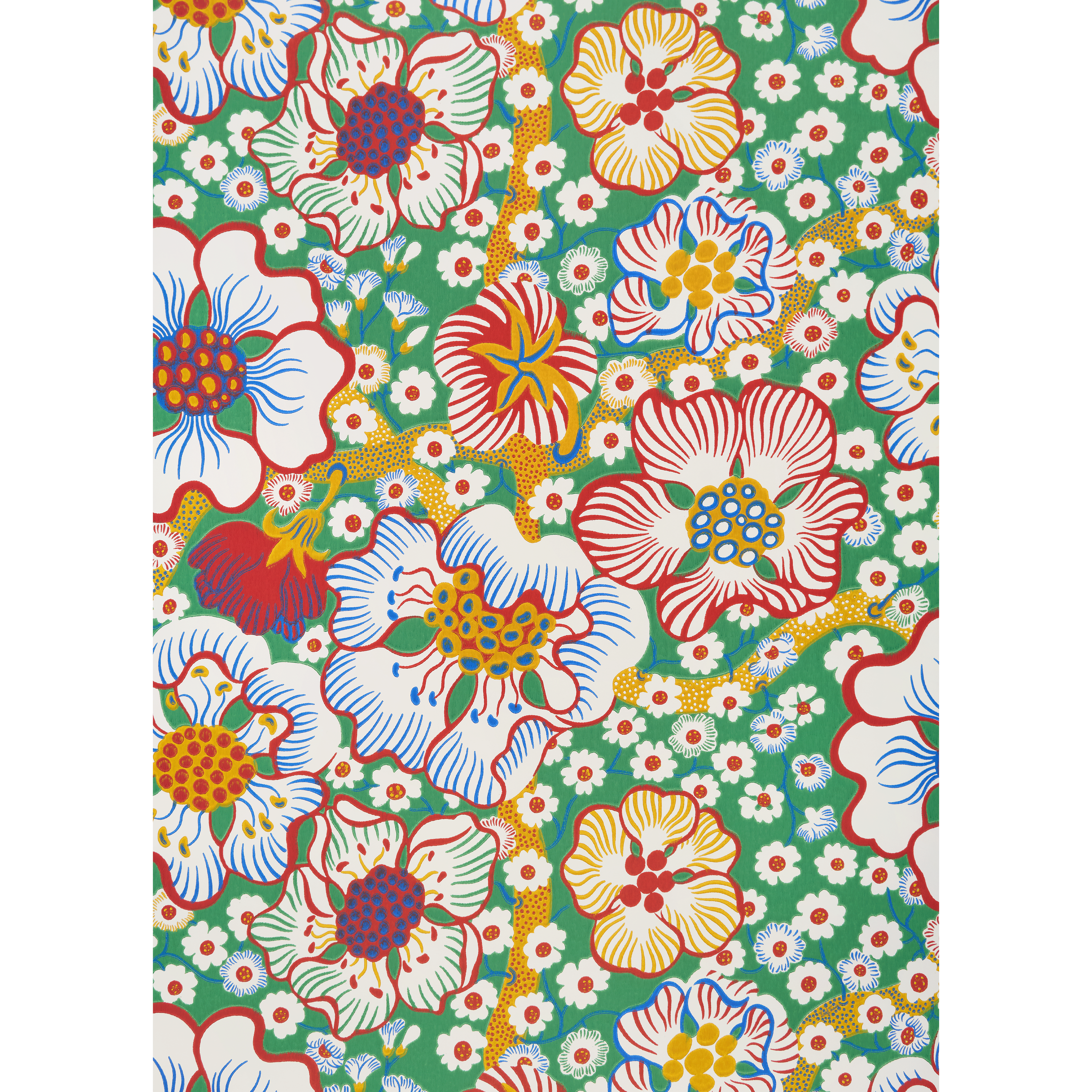 Wallpaper Eldblomman Green – Josef Frank