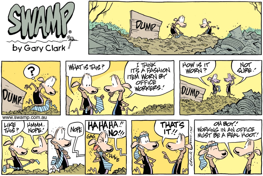 Swamp Rats Tie - Swamp Cartoons