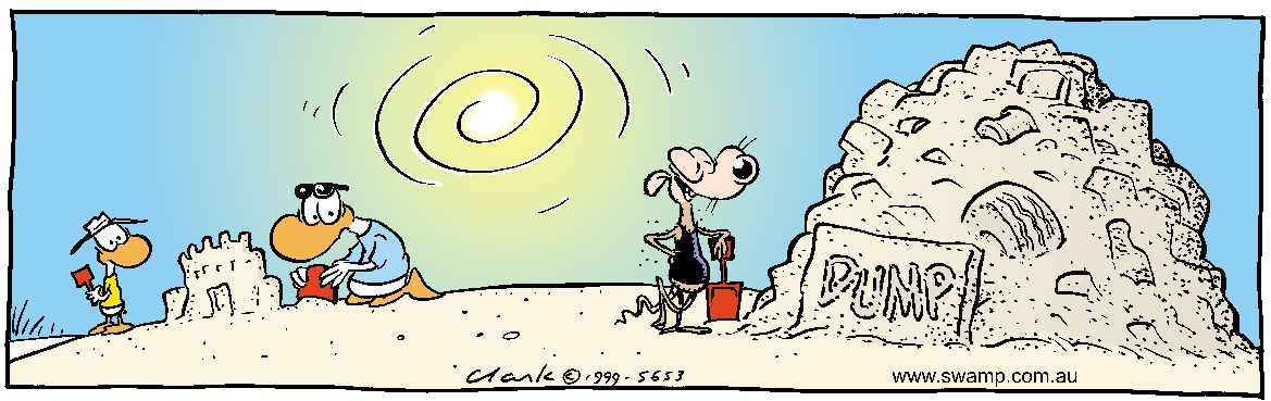 Sand Castle - Swamp Cartoons