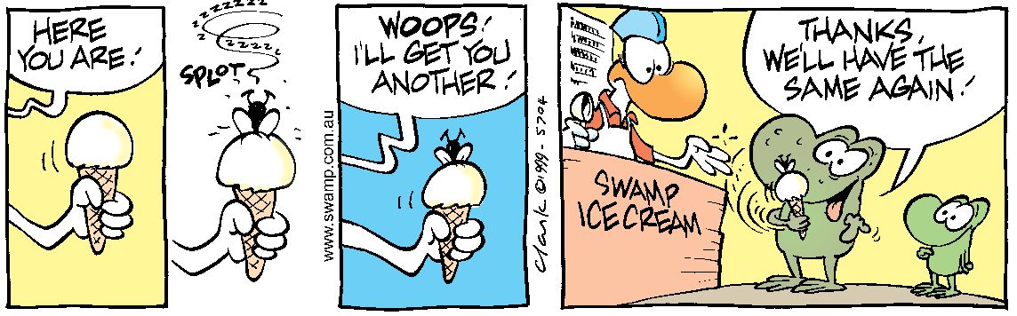 Swamp Ice Cream - Swamp Cartoons