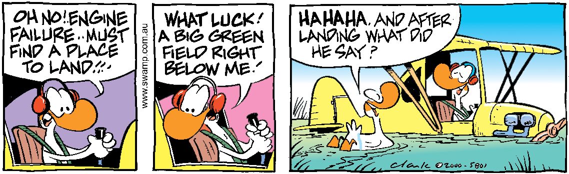 Engine Failure - Swamp Cartoons
