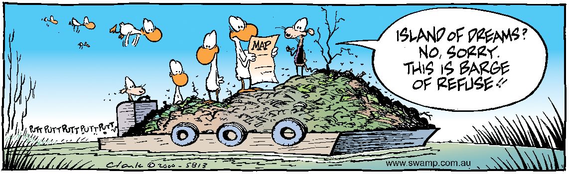 Island of Dreams - Swamp Cartoons