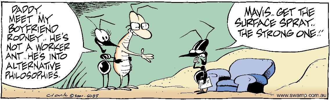 Female Ant Comic - Swamp Cartoons