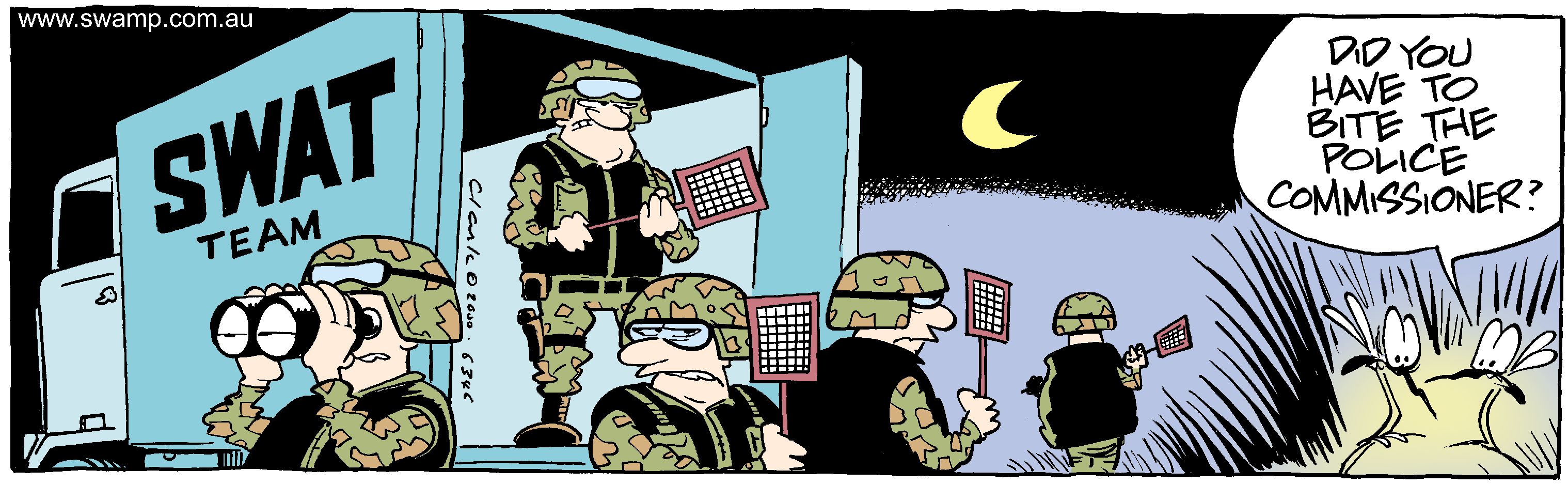 Swat Team - Swamp Cartoons