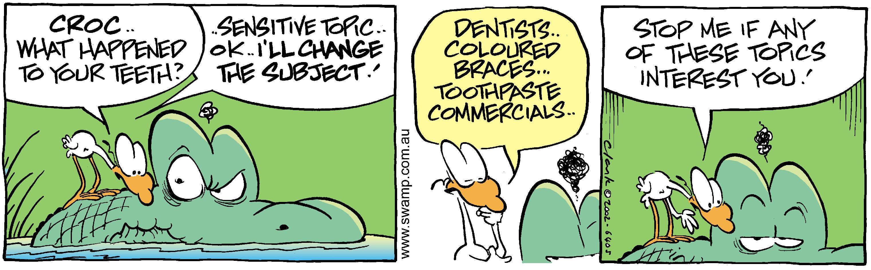 Subject Change - Swamp Cartoons