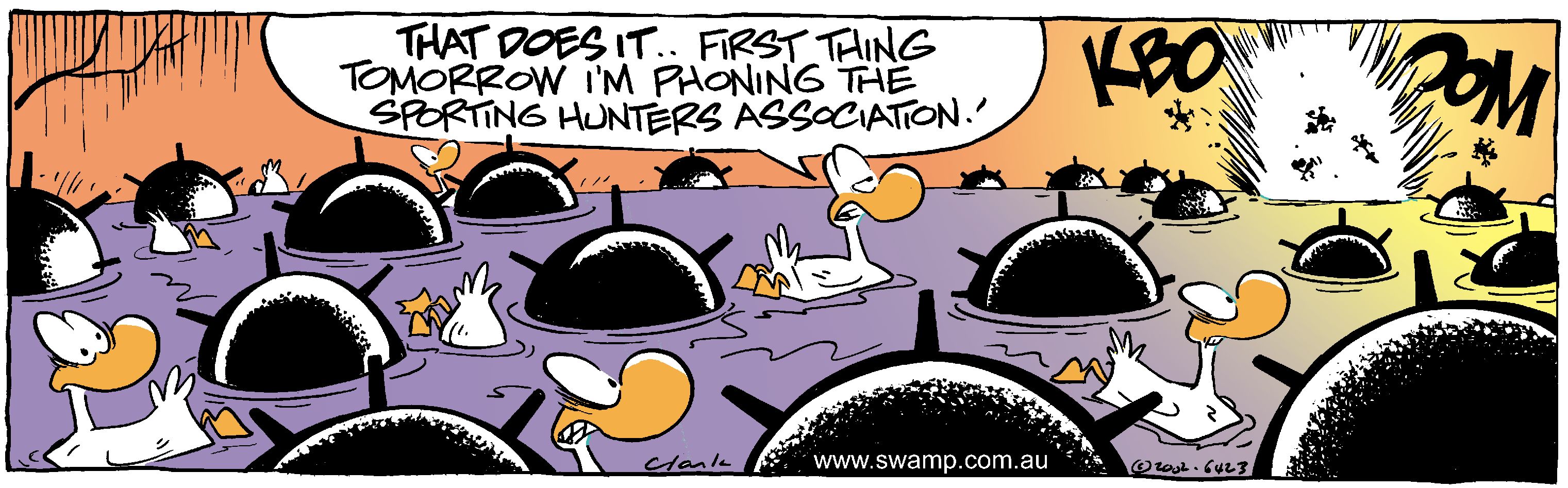 Water Mines - Swamp Cartoons