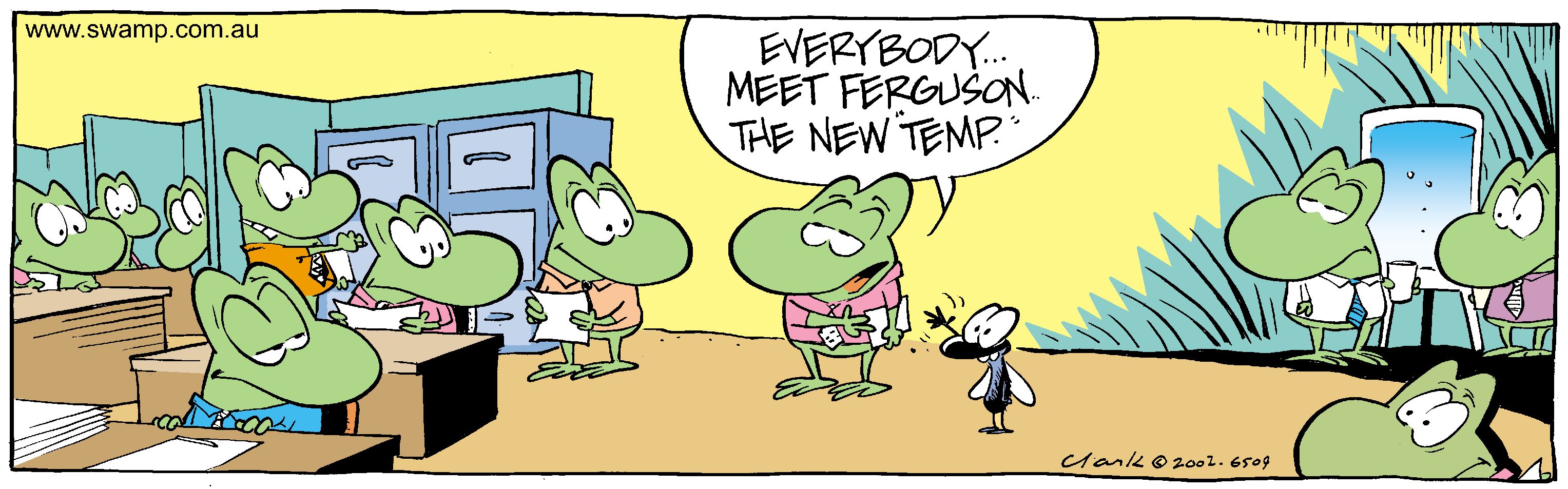 Co-Worker - Swamp Cartoons