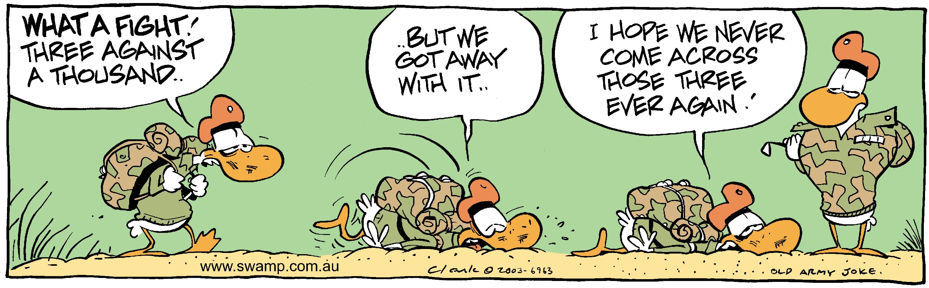 Fight - Swamp Cartoons