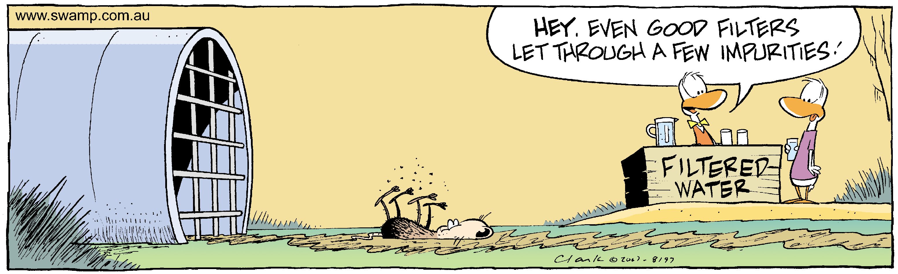 Good Clean Water - Mostly - Swamp Cartoons