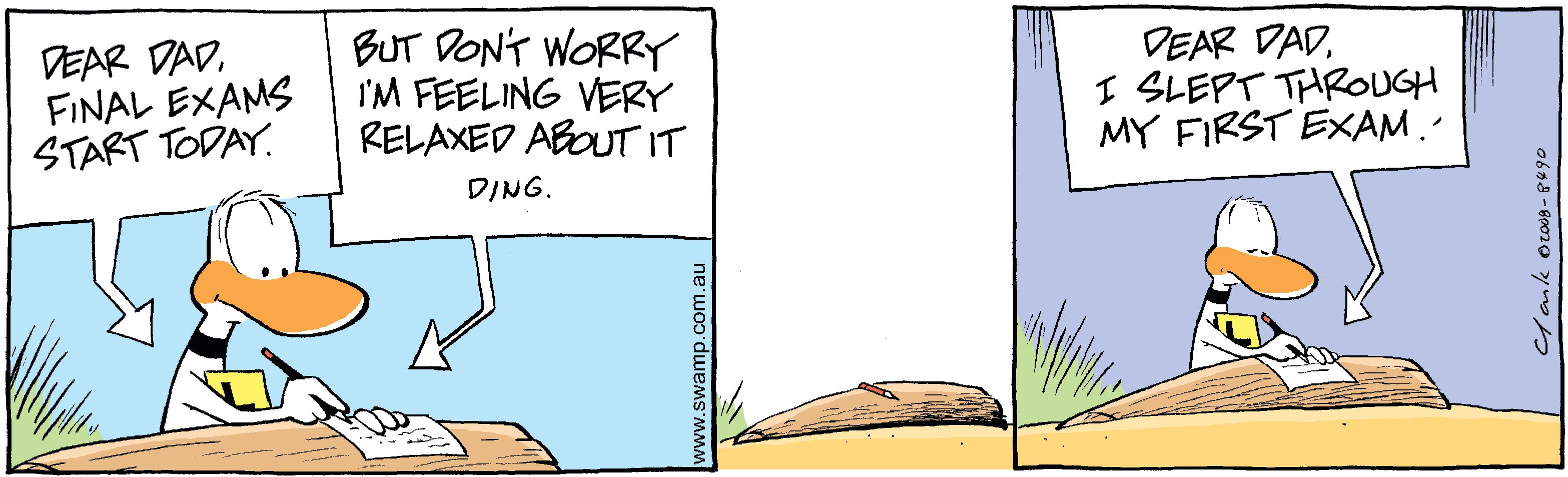 Dear Dad Letter 2 - Swamp Cartoons