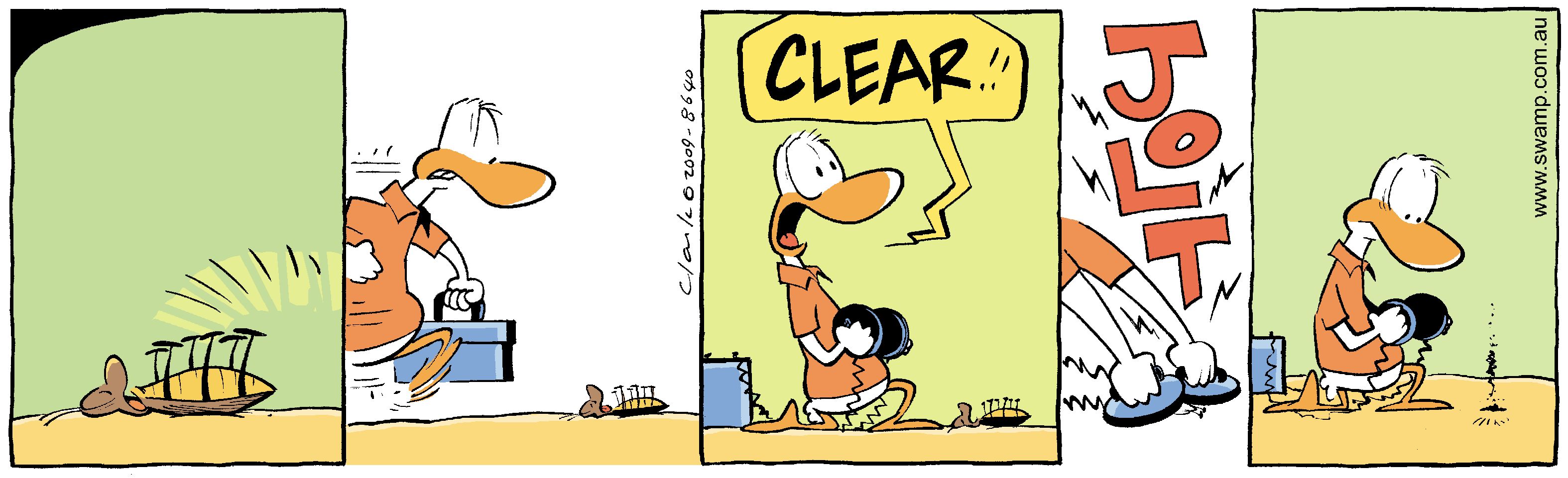 Quick Thinking - Swamp Cartoons