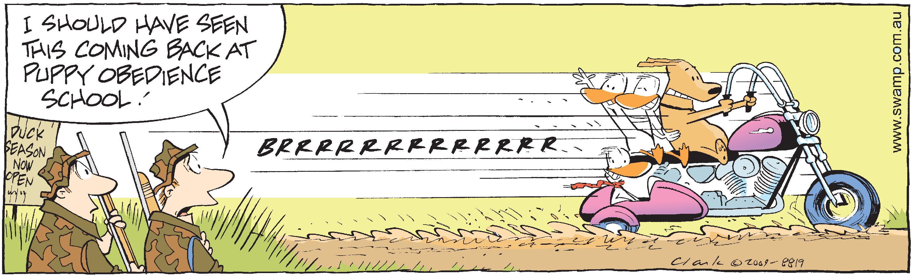 Duck Hunters Dog Gone Bad - Swamp Cartoons