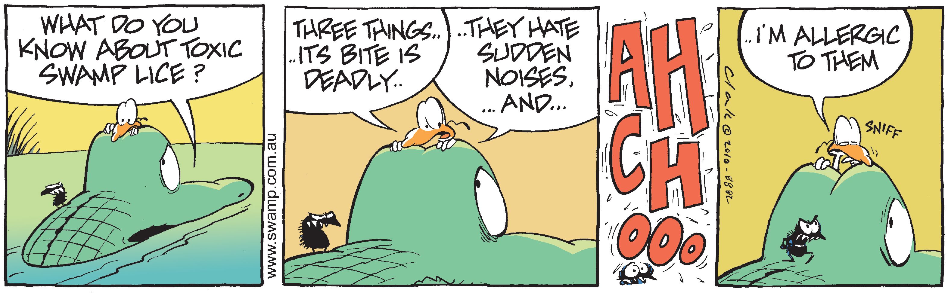 Nitpicker Picking 4 - Swamp Cartoons