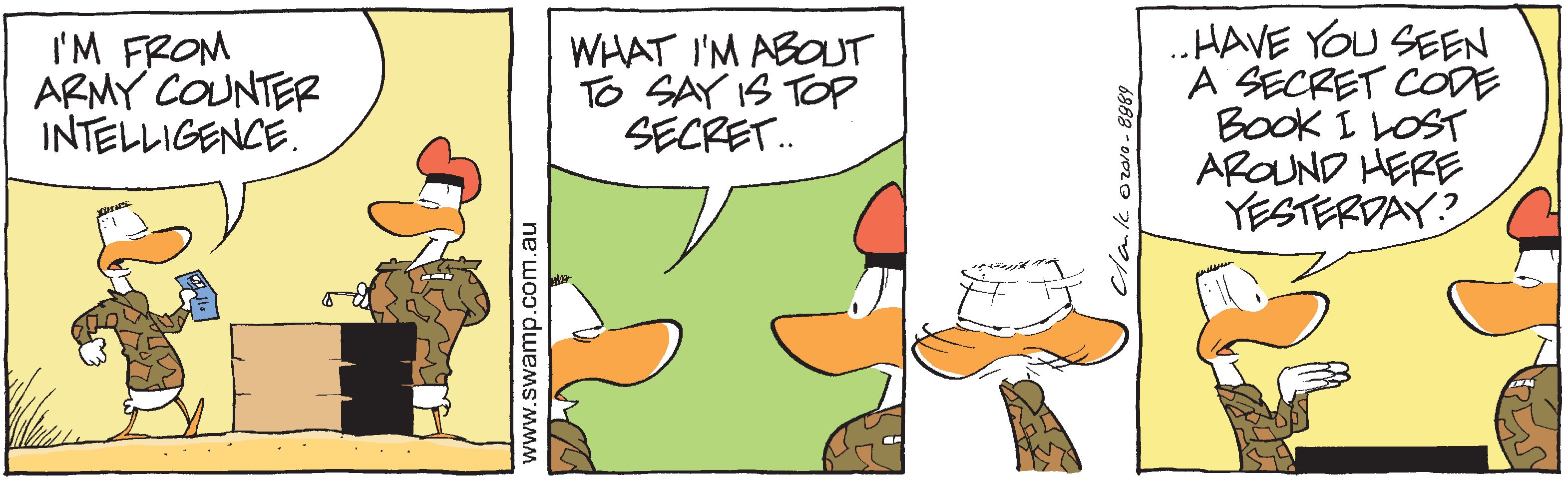 Top Secret Mission - Swamp Cartoons