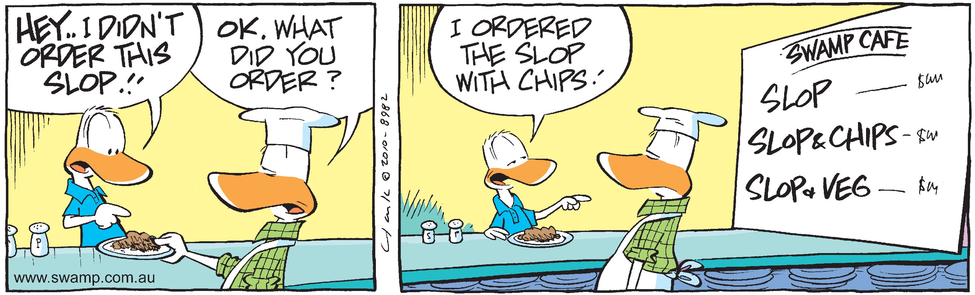 Poor Nutrition - Swamp Cartoons