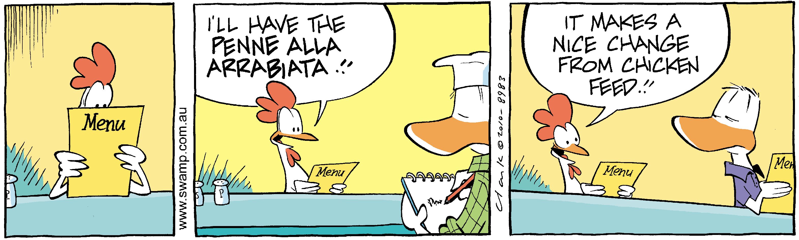 Chickens - Swamp Cartoons