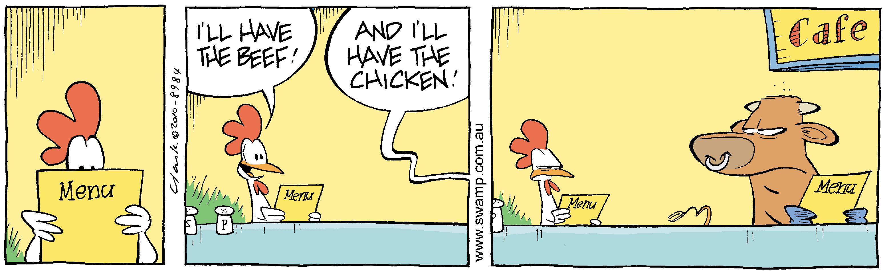 Chickens - Swamp Cartoons