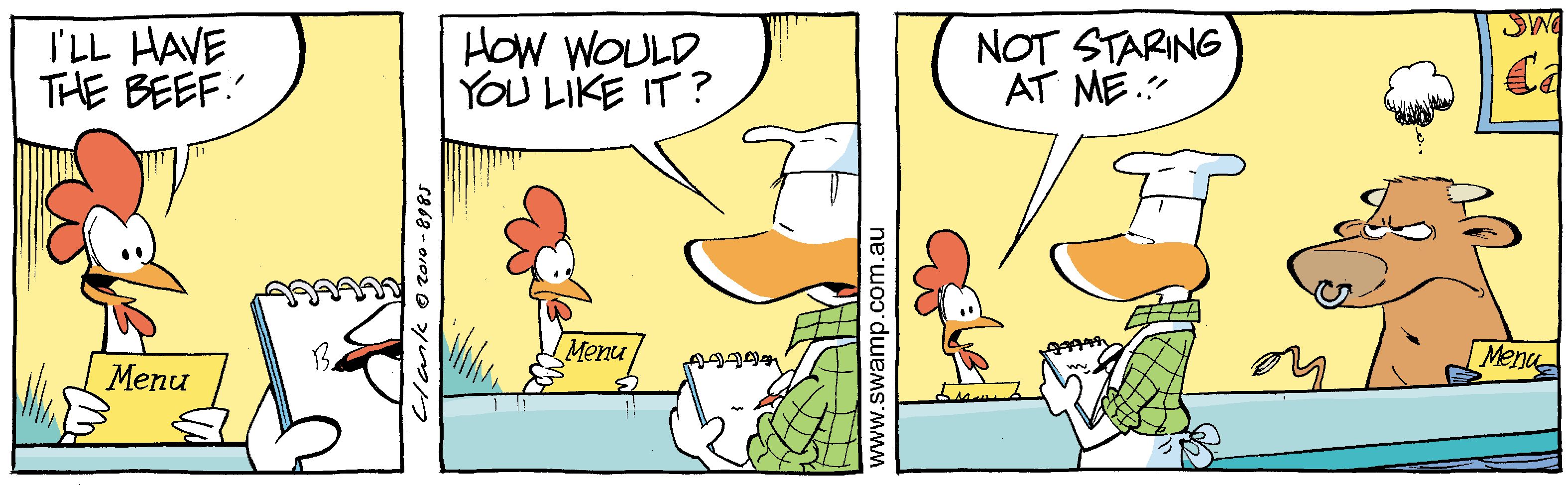 Chickens - Swamp Cartoons