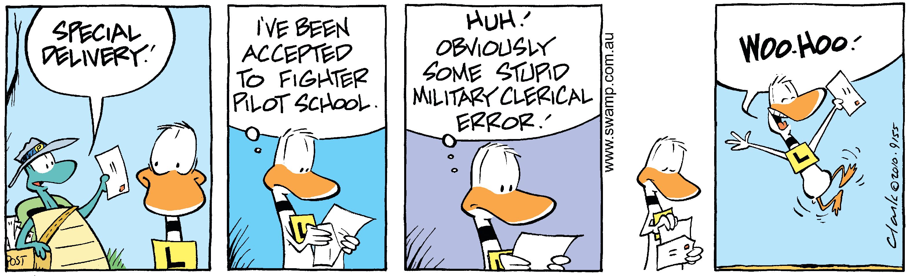 Fighter Pilot School 1 - Swamp Cartoons