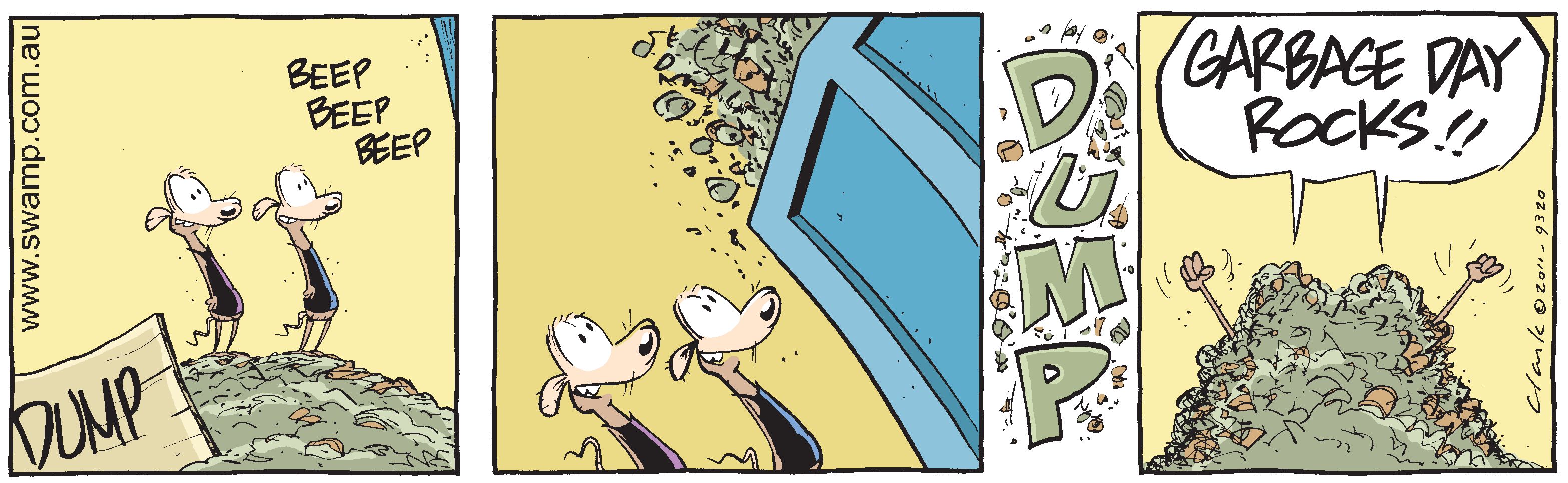 Swamp Rats Garbage Comic - Swamp Cartoons