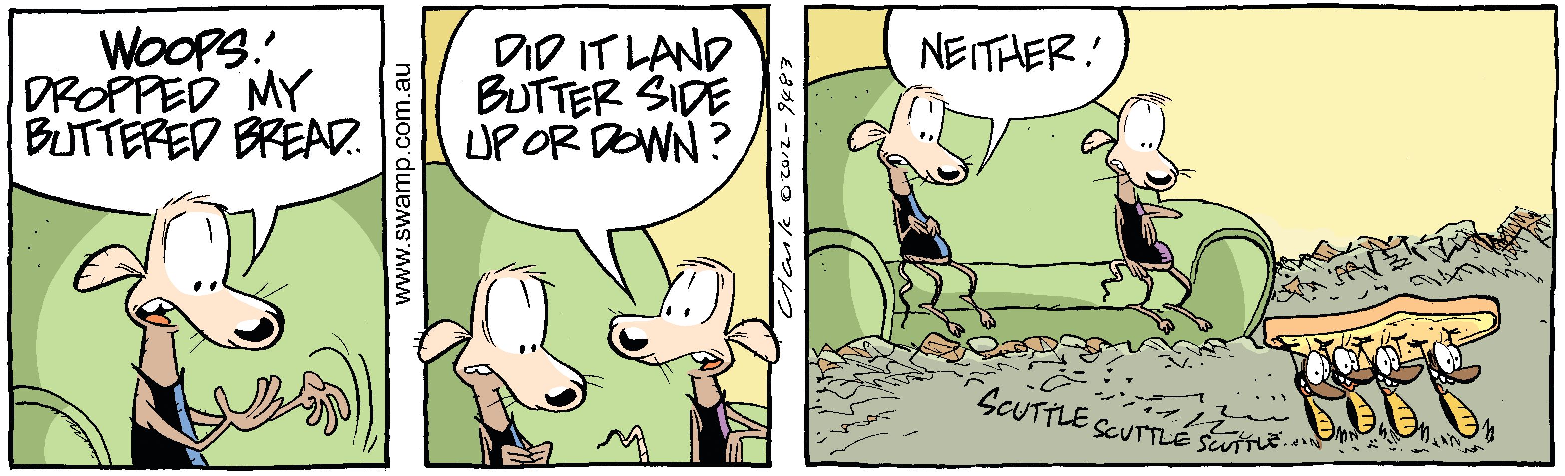 10 second rule.... - Swamp Cartoons