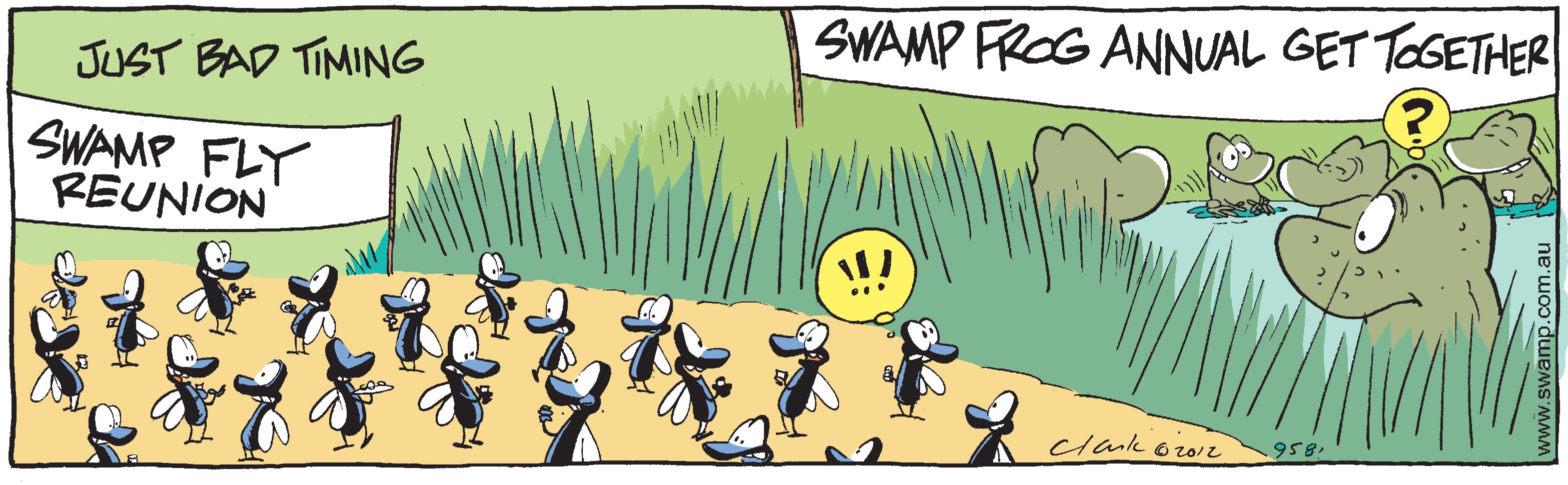 Swamp Fly Reunion - Swamp Cartoons
