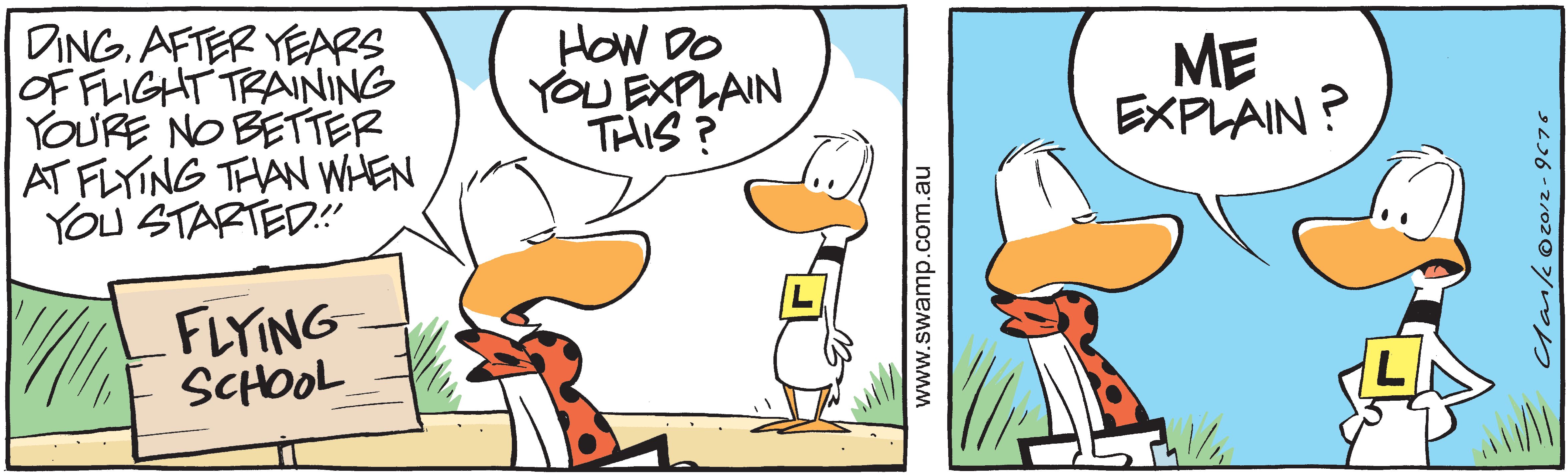 Flight Training Comic - Swamp Cartoons