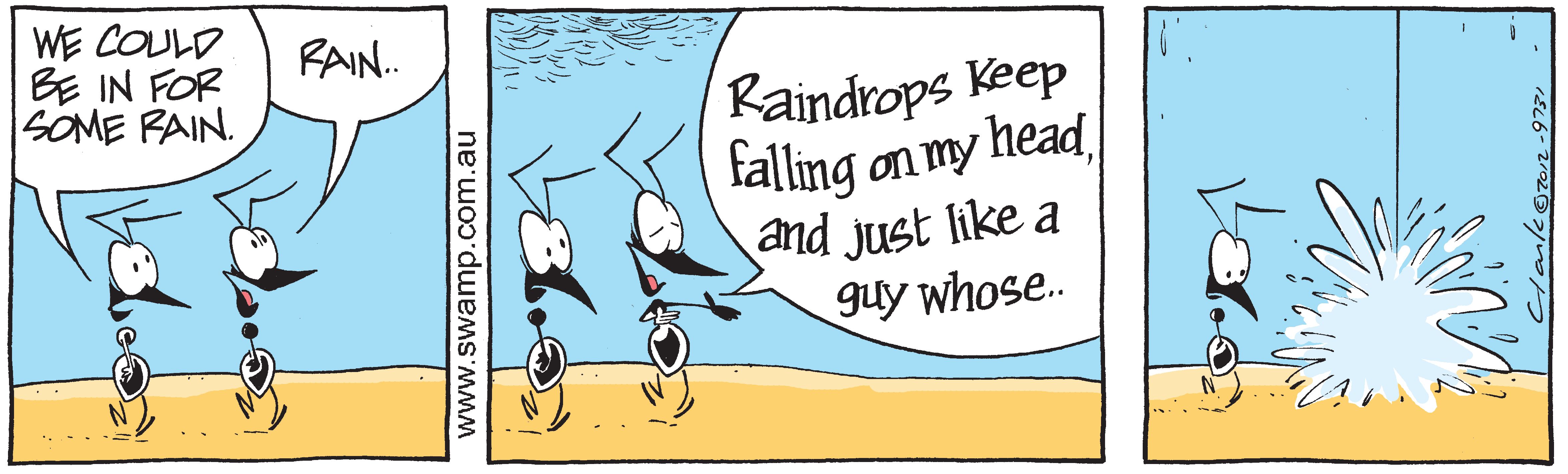 Some Rain Comic - Swamp Cartoons