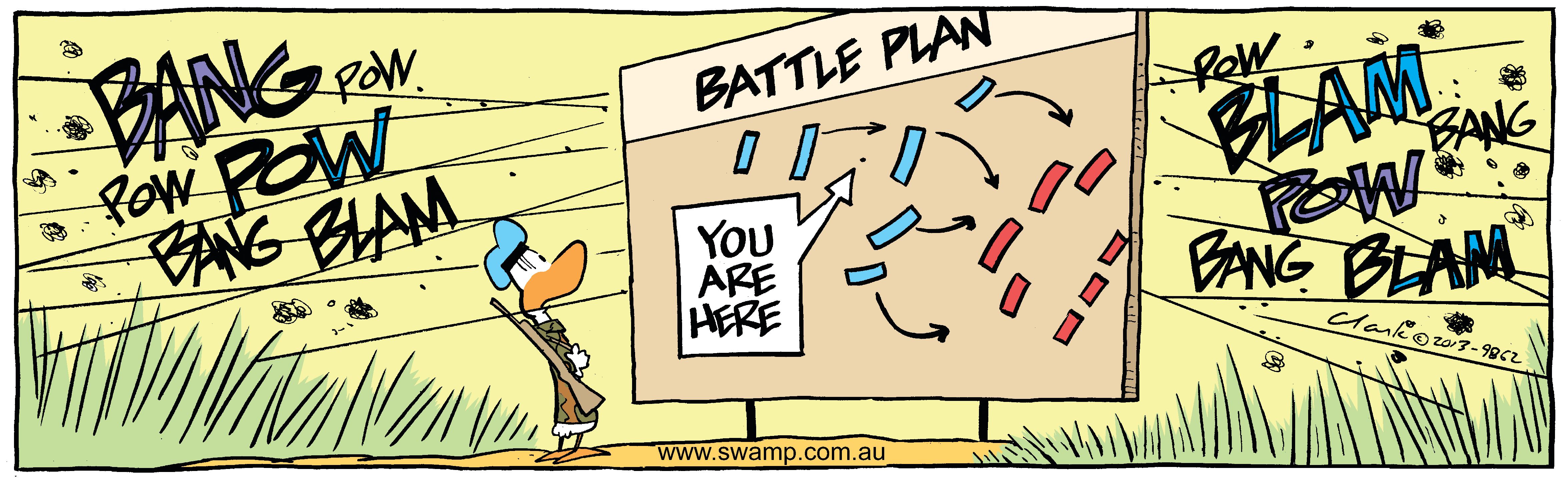 Battle Plan Comic - Swamp Cartoons