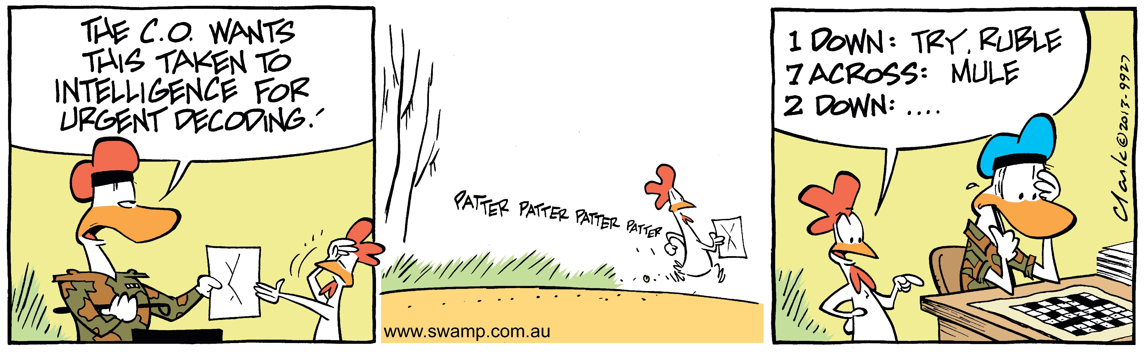 Army Intelligence - Swamp Cartoons