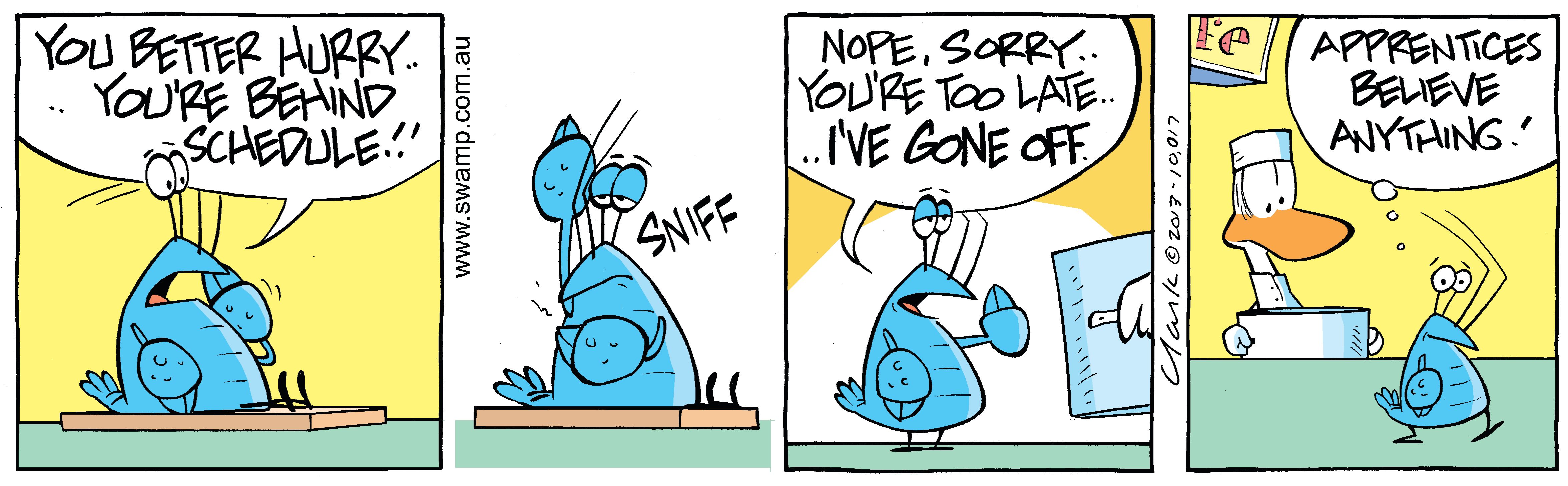 Hurry Up Comic - Swamp Cartoons