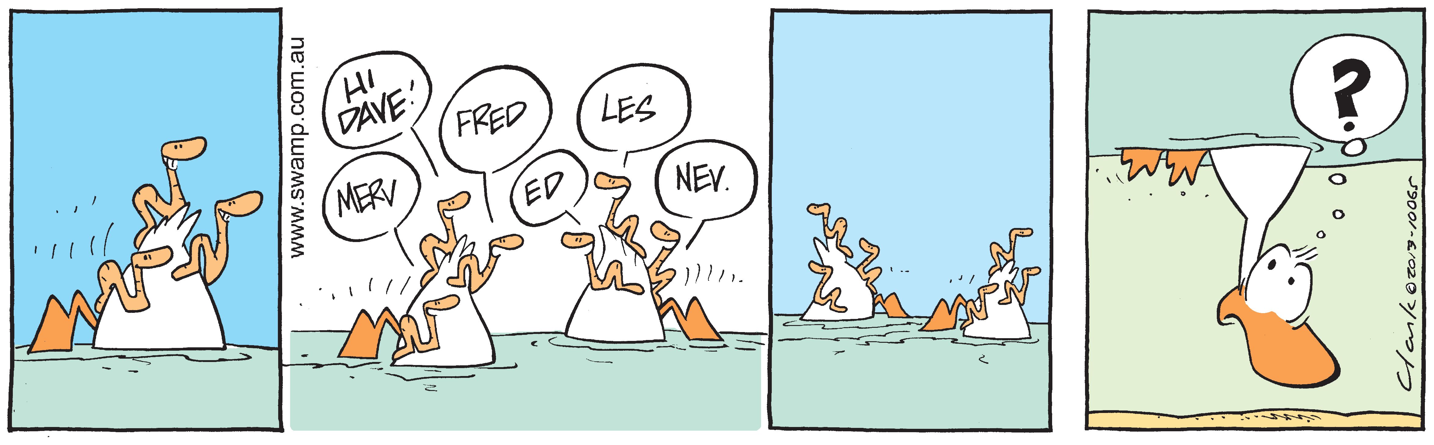 Worm Reunion Comic - Swamp Cartoons