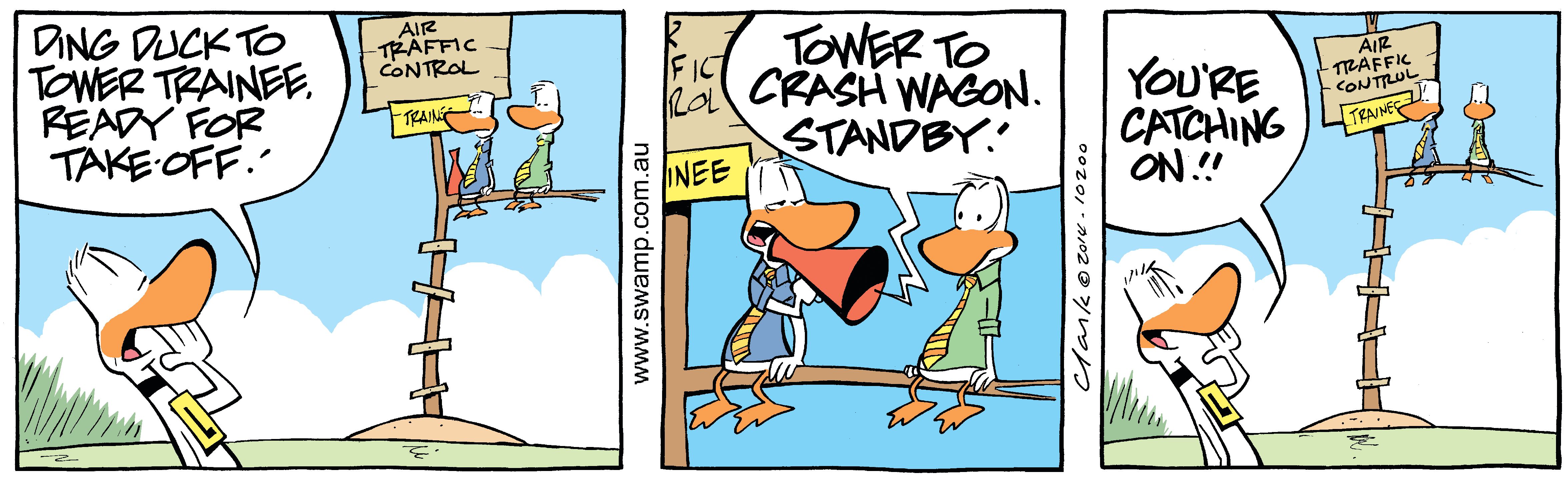 Ding Duck to ATC Comic - Swamp Cartoons
