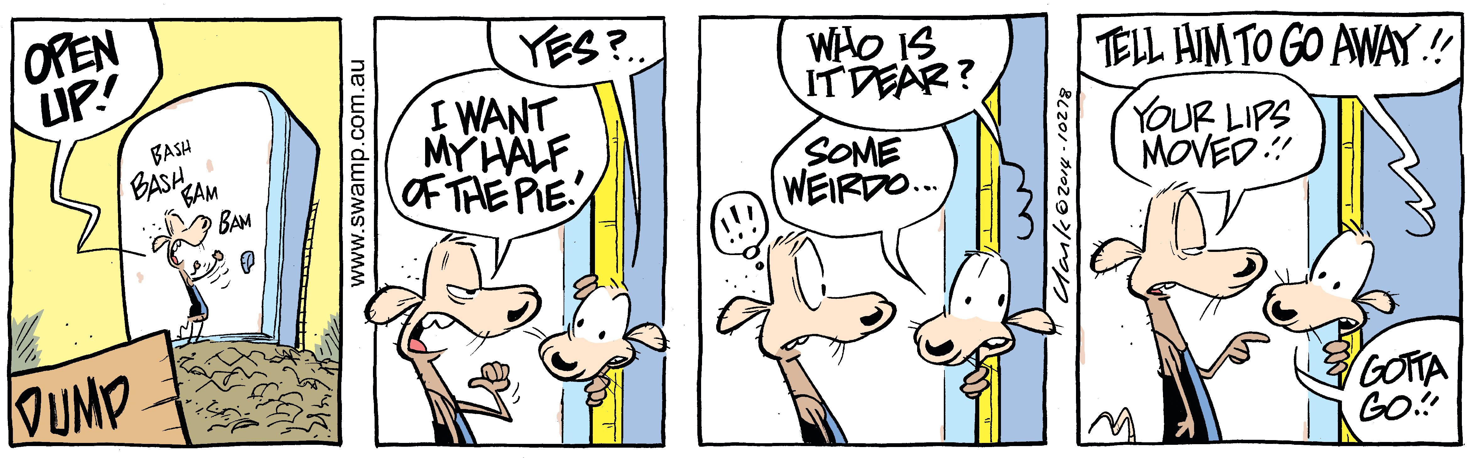 Swamp Rat Fridge Comic - Swamp Cartoons