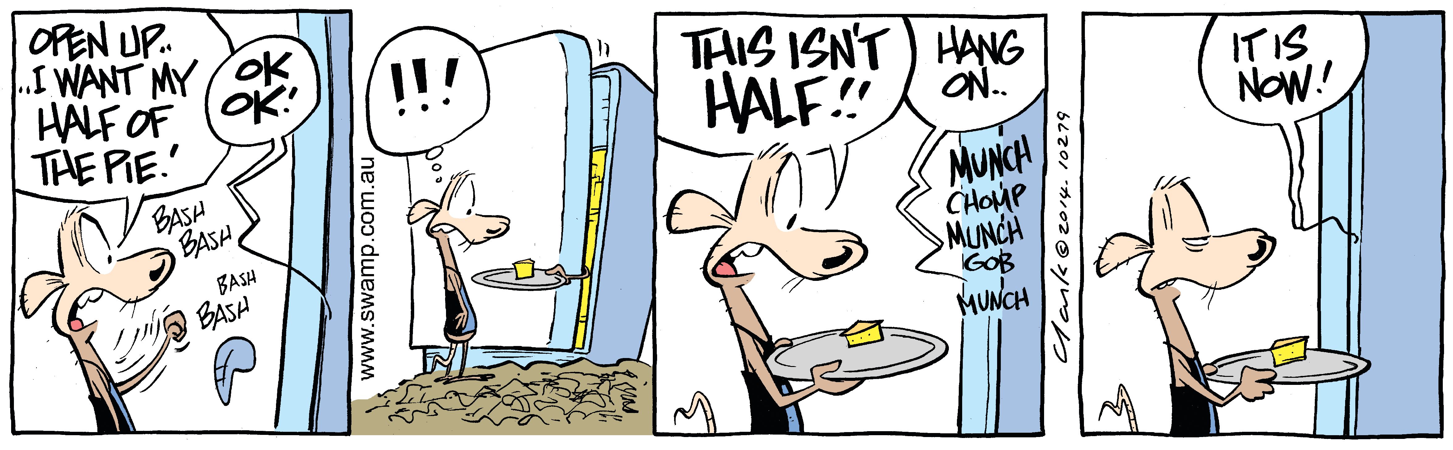 Swamp Rat Pie Comic - Swamp Cartoons