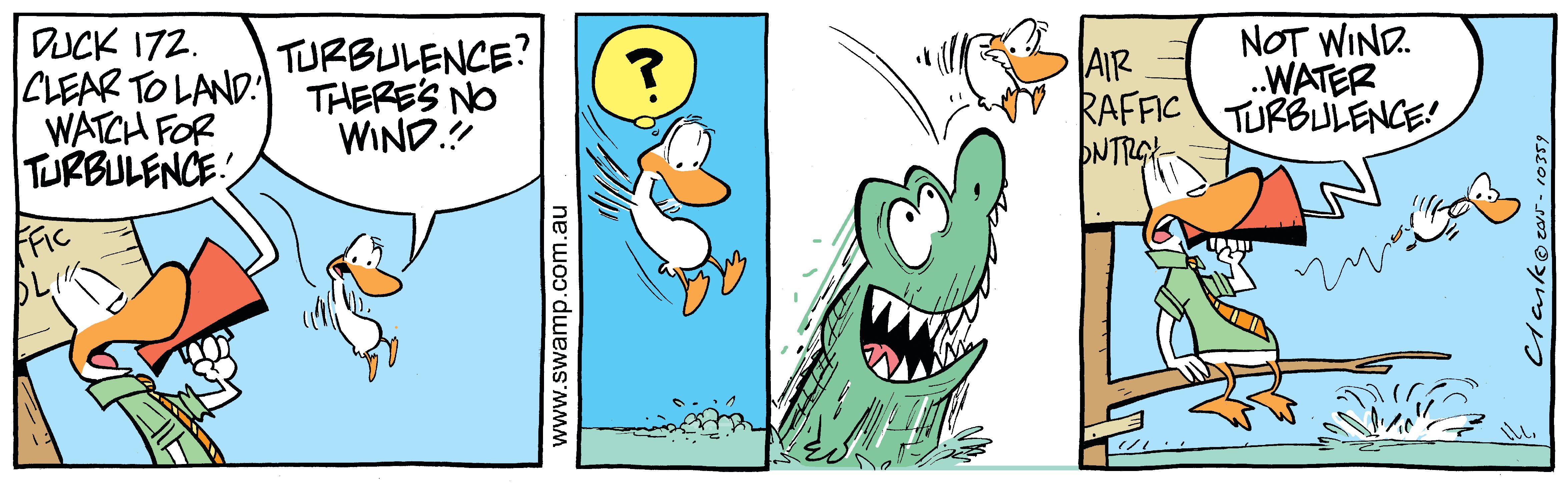 Air Traffic Control Turbulence Comic - Swamp Cartoons