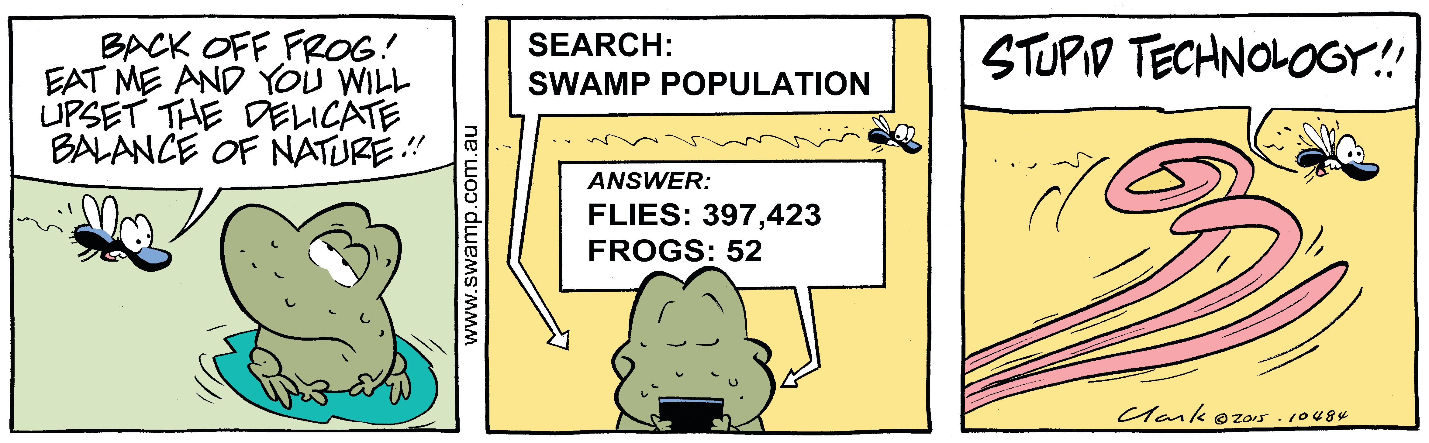 Wart Frog Google Comic - Swamp Cartoons